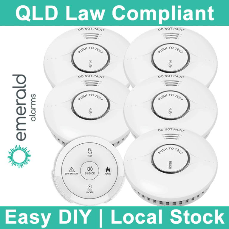 RED R10RF Photoelectric Interconnected Wireless Smoke Alarm Easy DIY ...