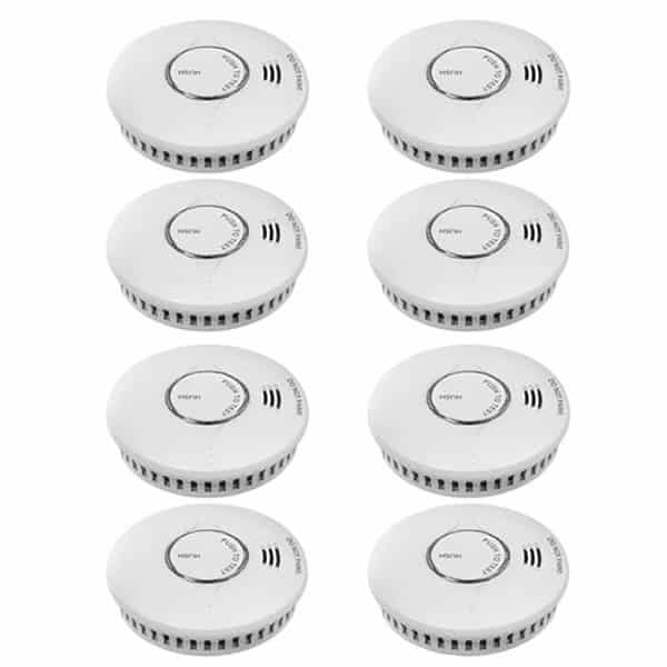 RED R10RF Photoelectric Interconnected Wireless Smoke Alarm Easy DIY ...